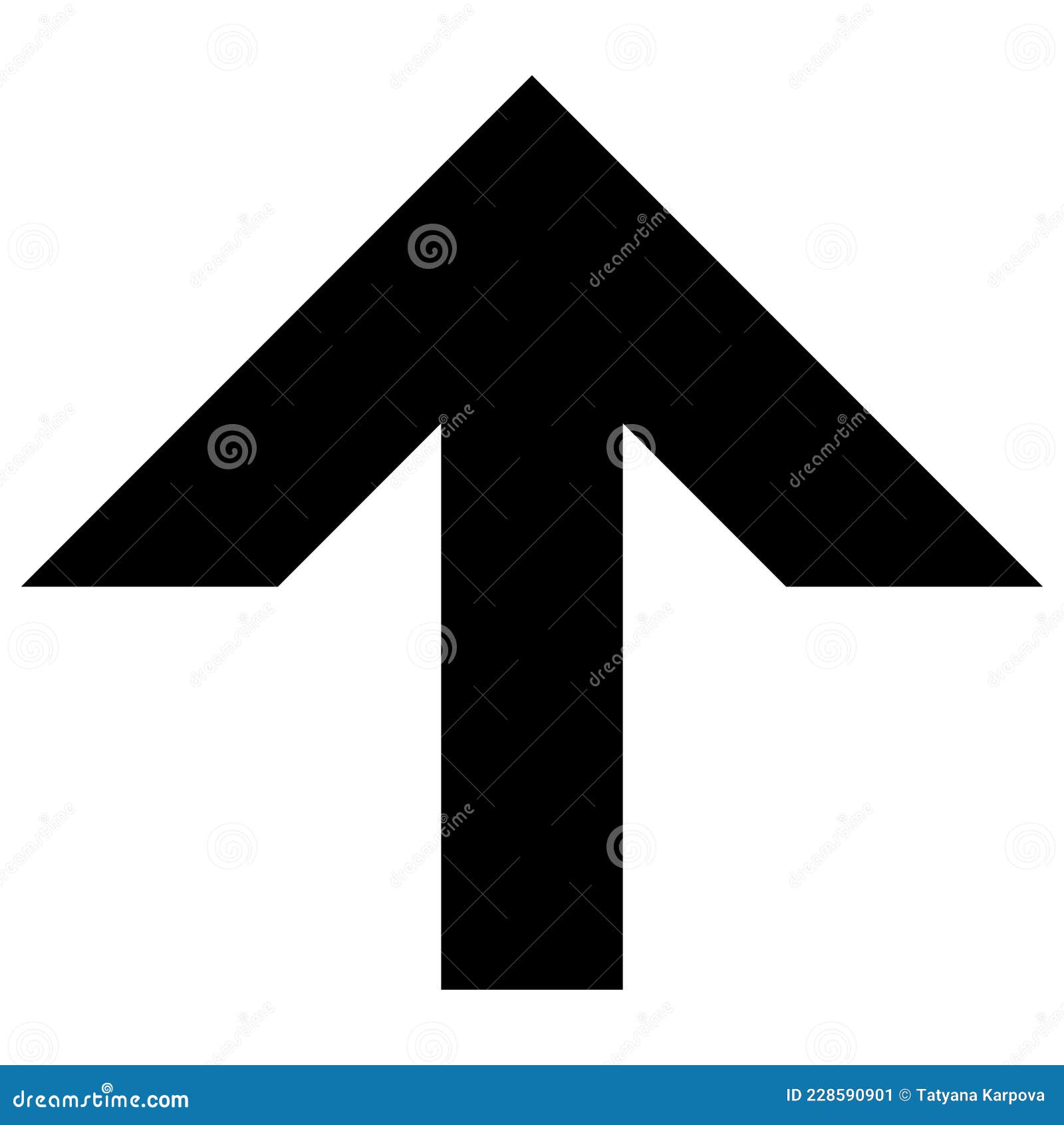 Move Up Vector Icon Flat Illustration Stock Vector - Illustration of ...
