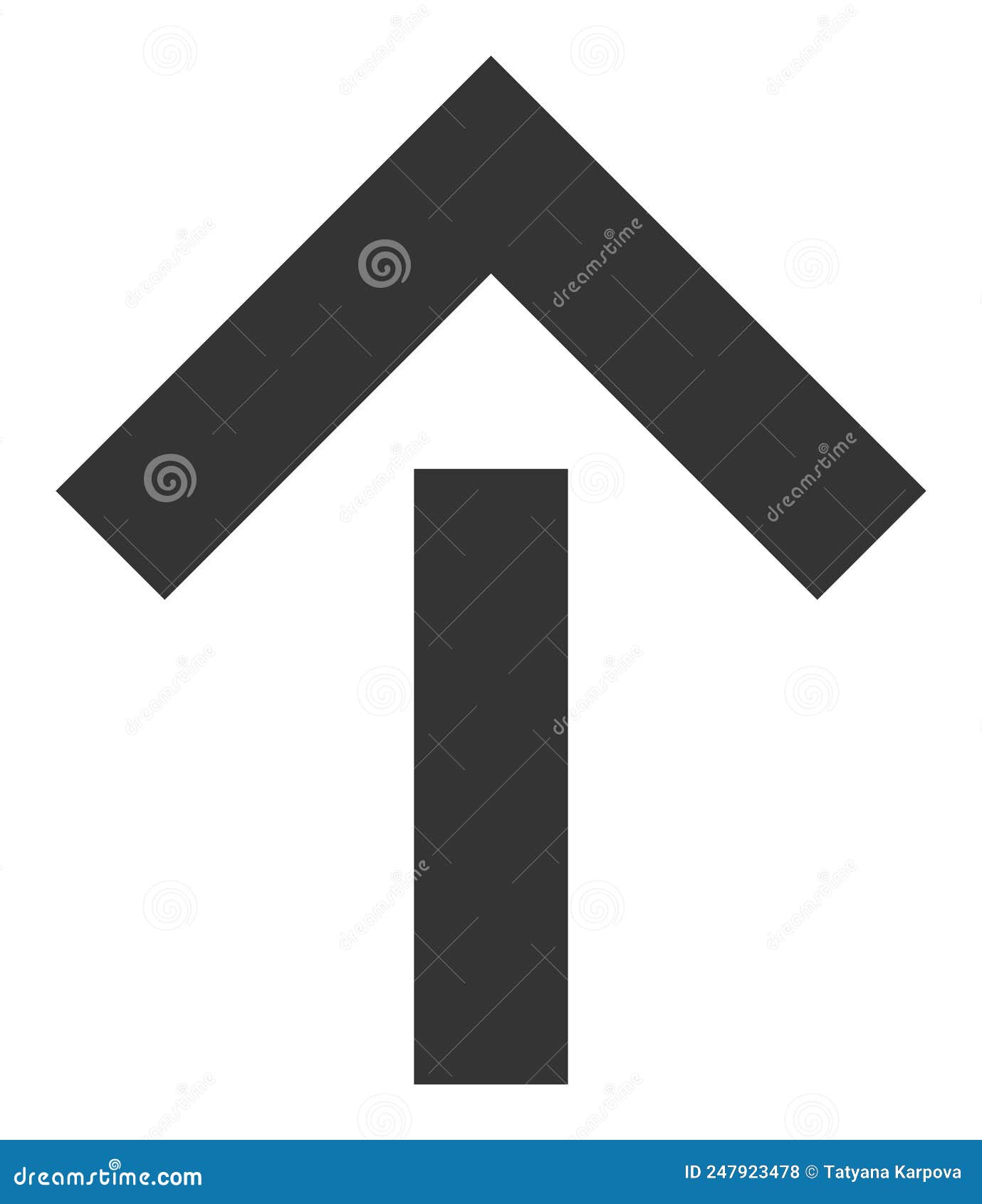 Move Up Vector Icon Flat Illustration Stock Vector - Illustration of ...