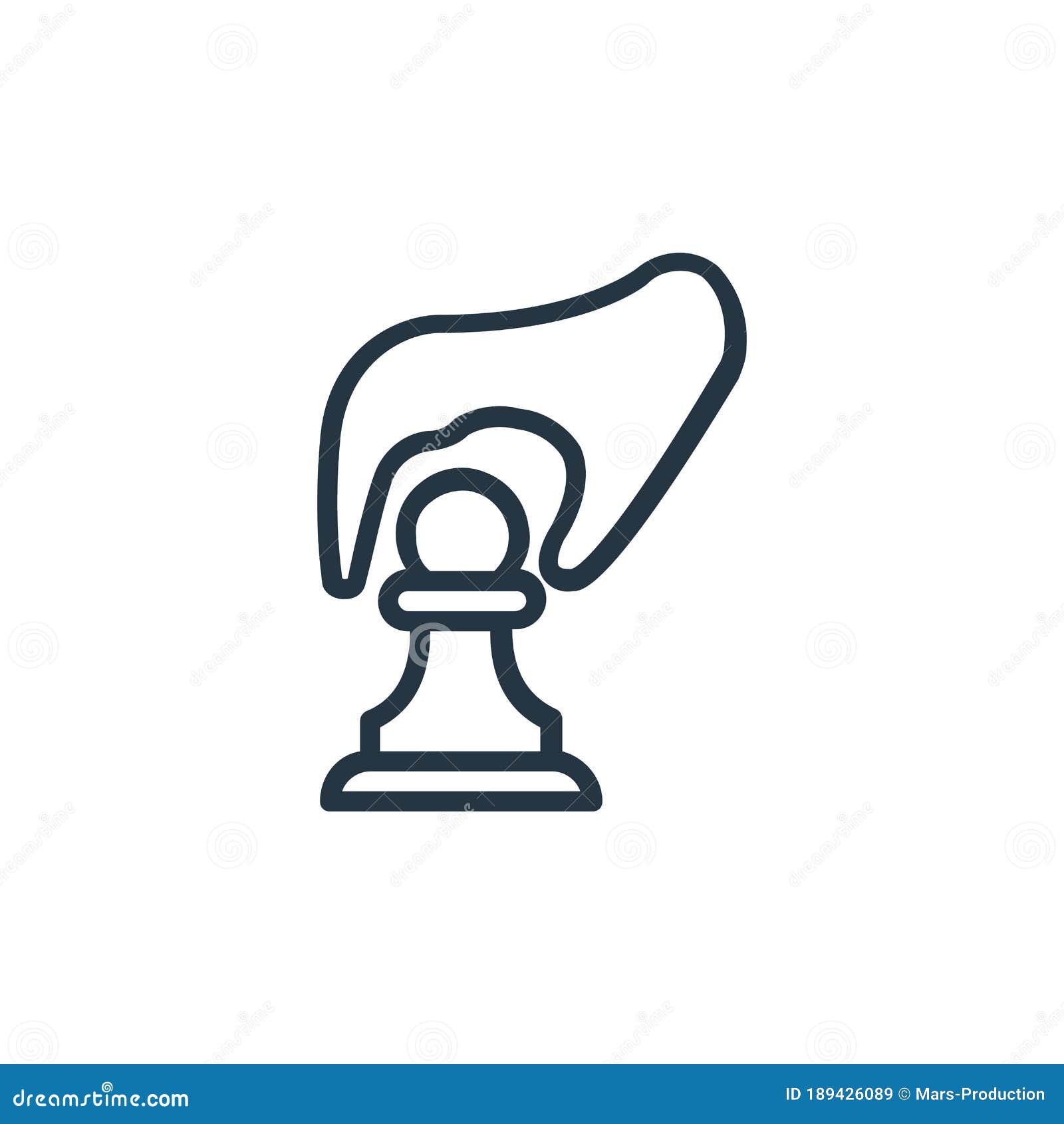 Move Vector Icon Isolated on White Background. Outline, Thin Line Move ...