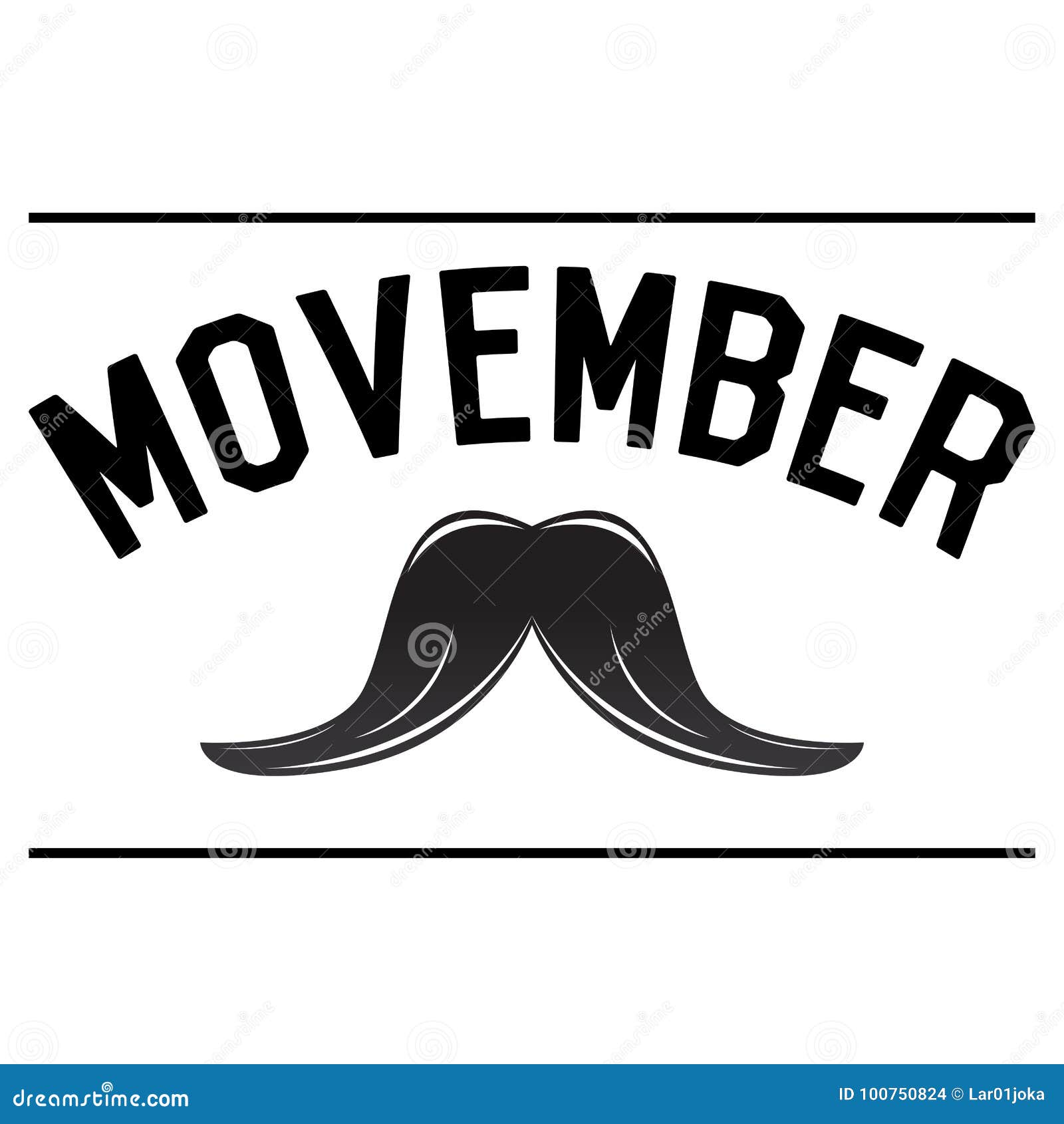 Movember graphic design stock vector. Illustration of awareness - 100750824