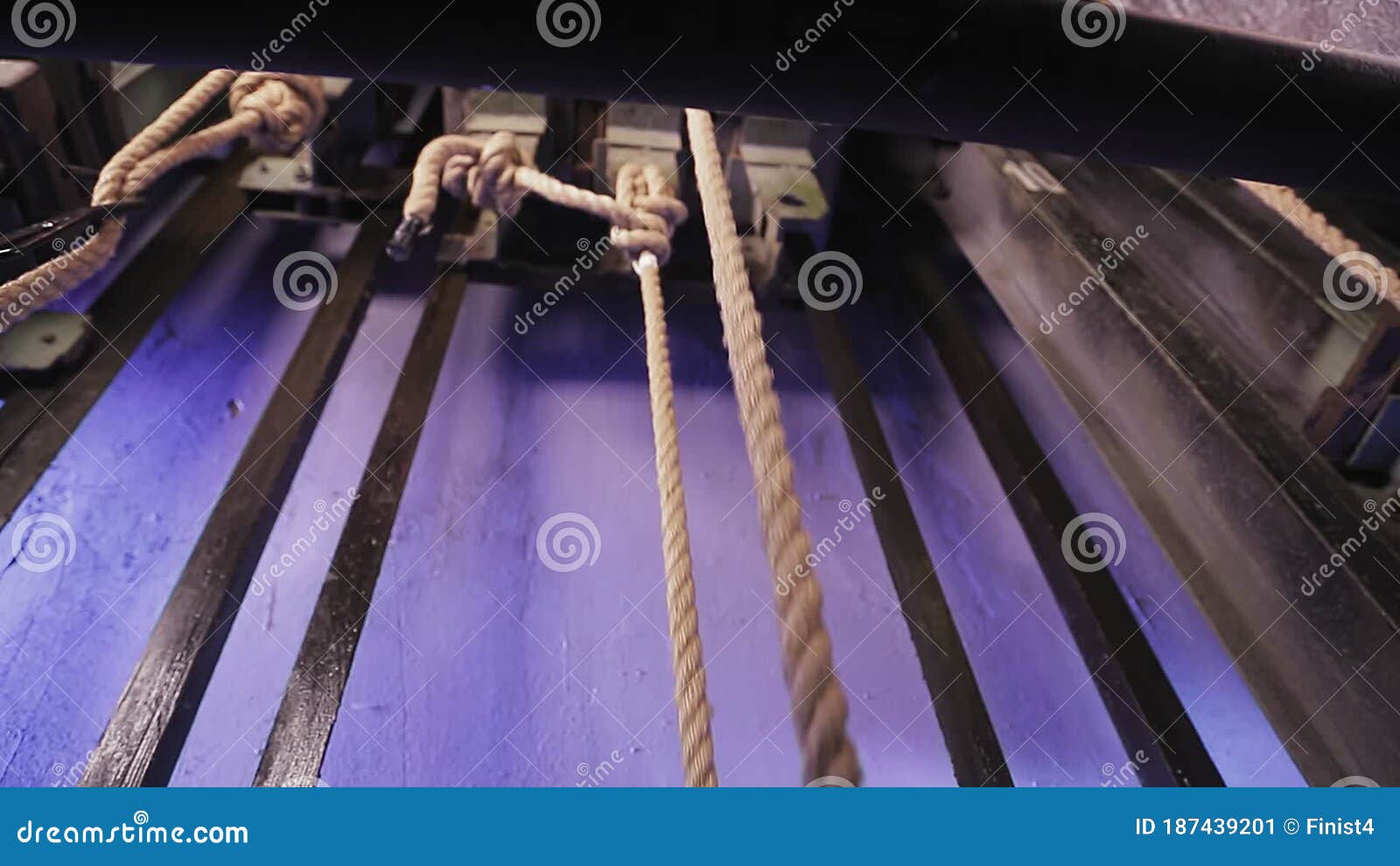 The Movement of the Cable Rope of the Lifting Mechanism with the Load ...