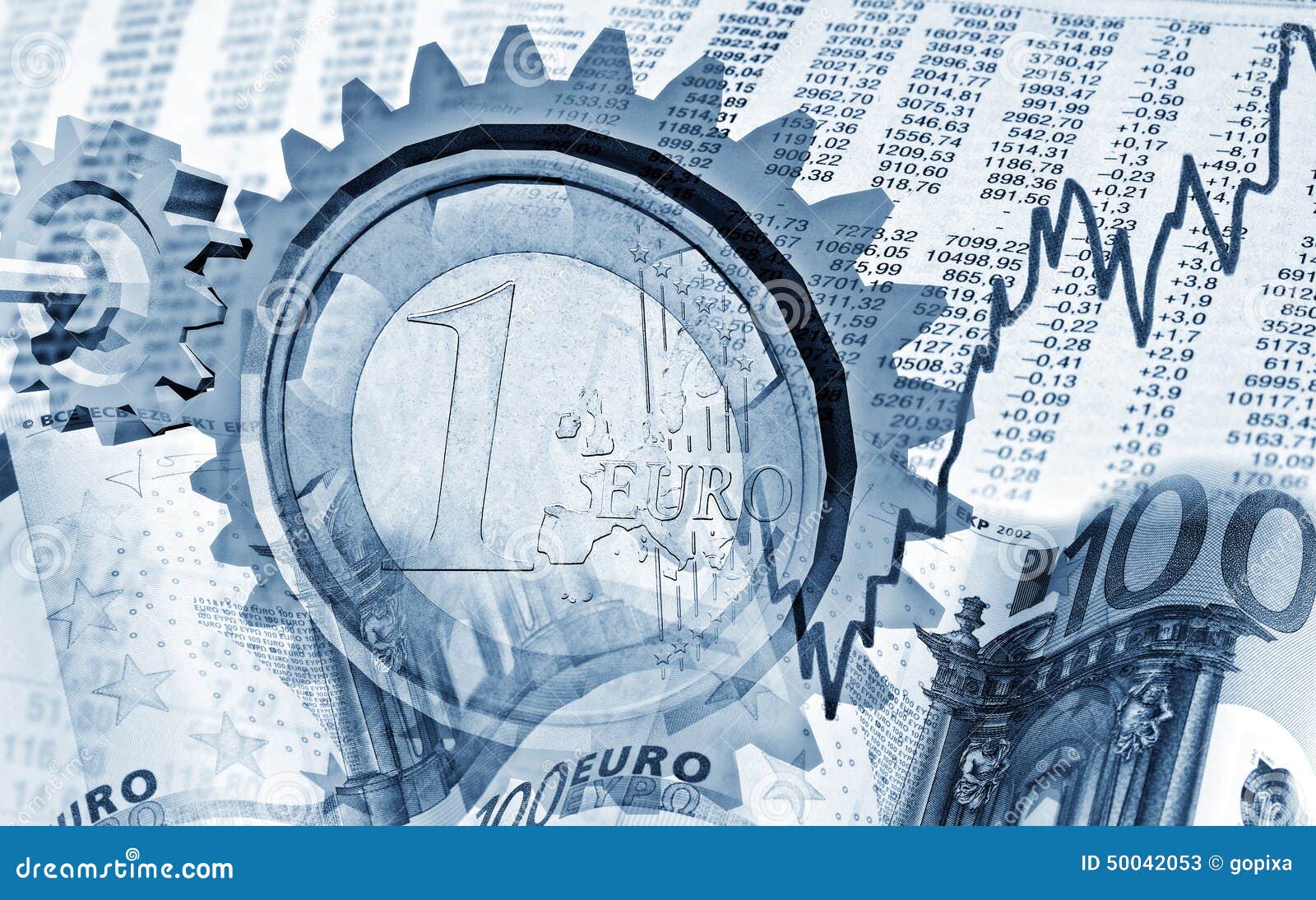 Movement in the Financial Markets Stock Image - Image of economics ...