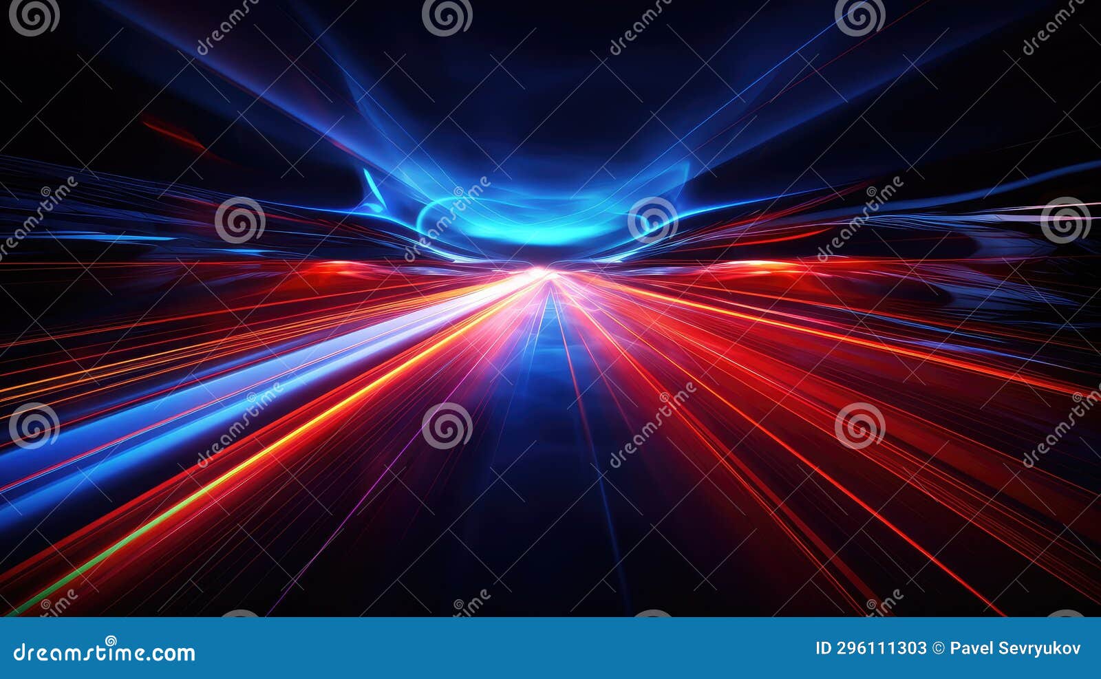 Movement Light Motion Trails Stock Illustration - Illustration of glow ...