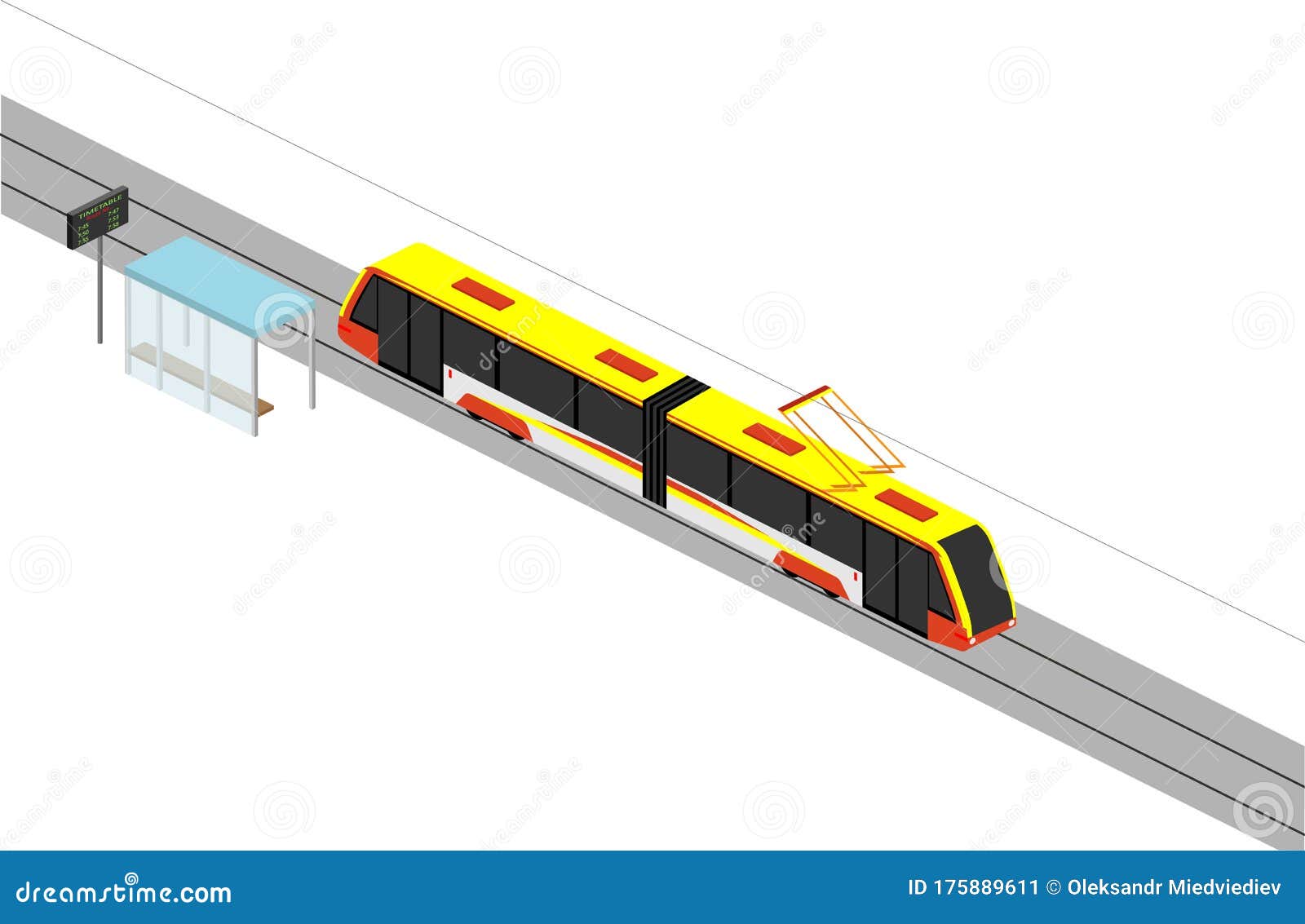 Tram Stop Label Icon On White Background. Simple Element Illustration ...