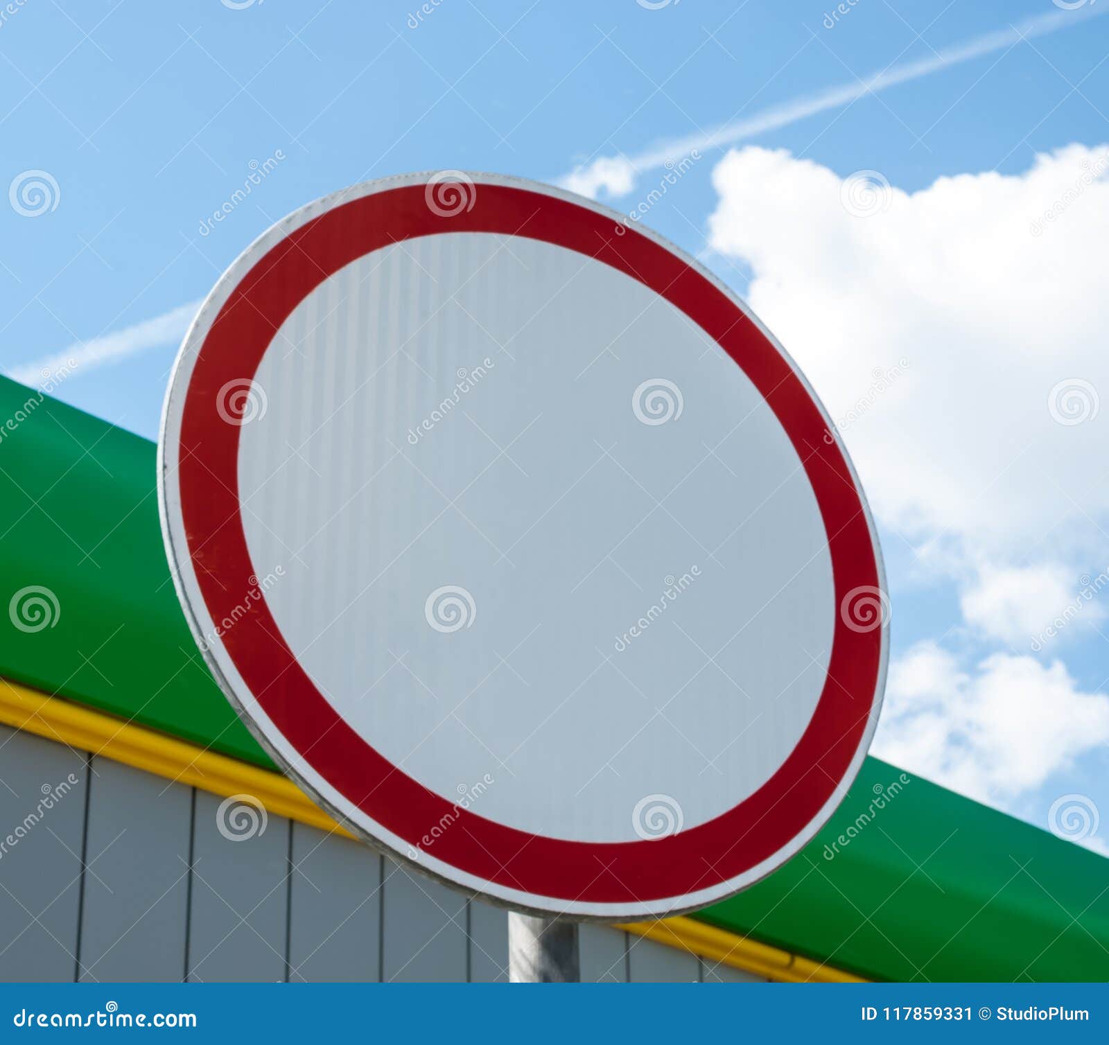 Car Movement Prohibition Sign Stock Image - Image of circle, round ...