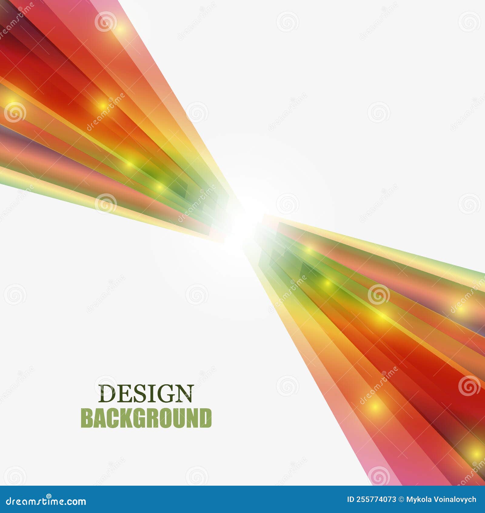 Movement of Rectangular Colored Shapes with Firelights, Geometric ...