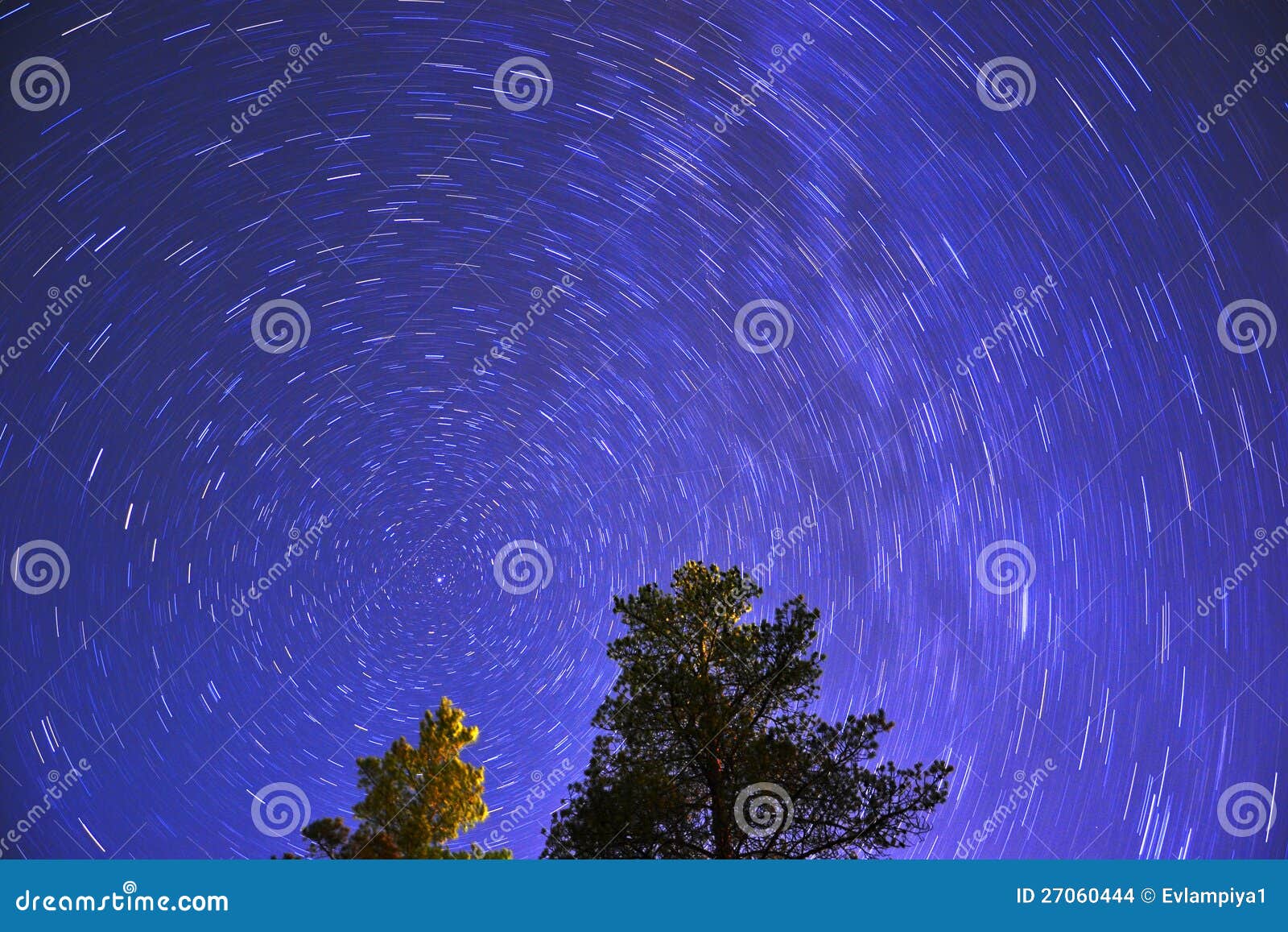 Movement of Stars in the Night Sky. Stock Photo - Image of long, nature ...