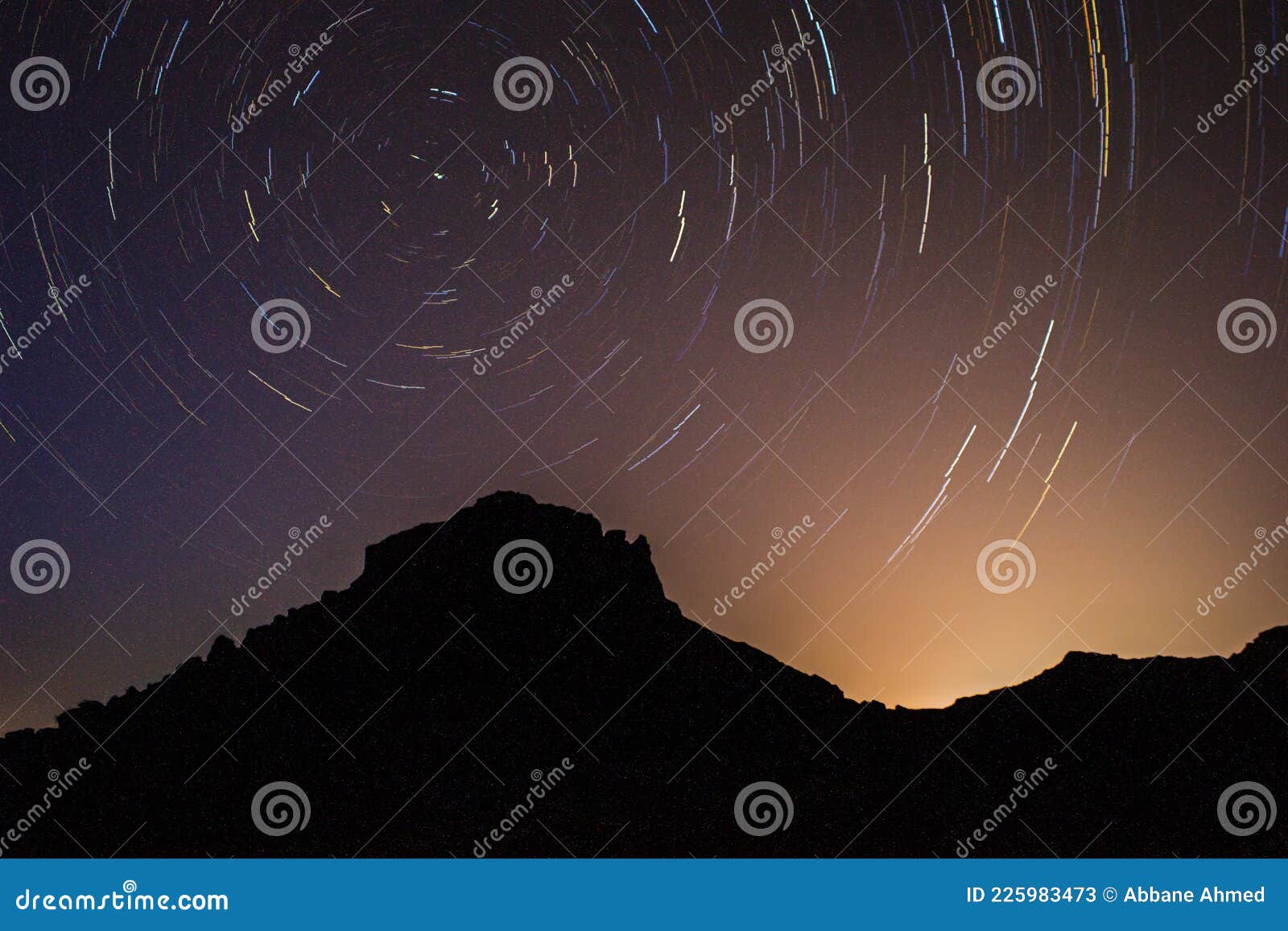 The movement of the stars stock image. Image of star - 225983473