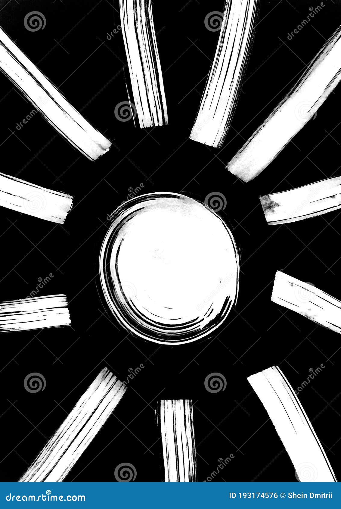 Movement of Straight Lines To the Center from the Edges of the Format ...