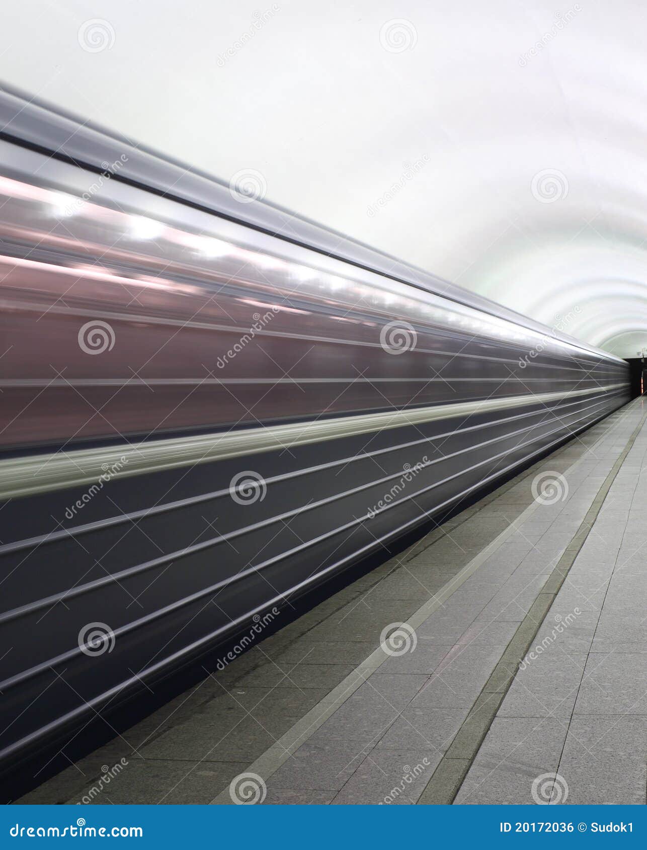 Movement of Trains in the Subway Stock Photo - Image of subway, move ...