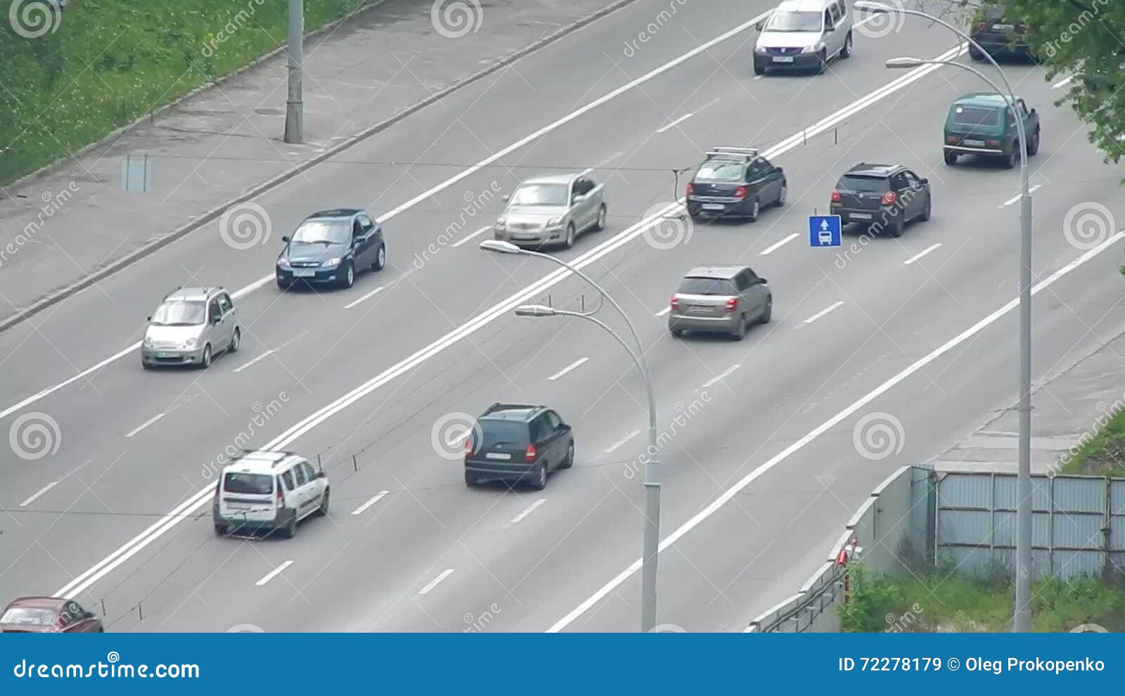 Movement of Vehicles on Highway Stock Video - Video of automobile ...