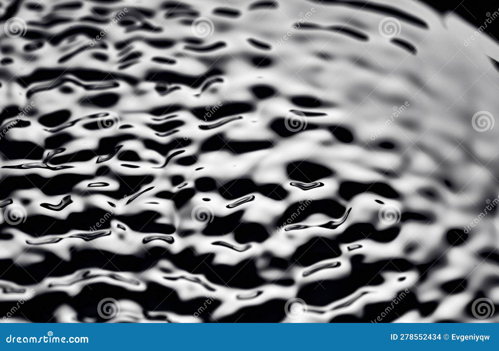 Movement of Water - Abstract Black Background Liquid Texture. Liquid ...