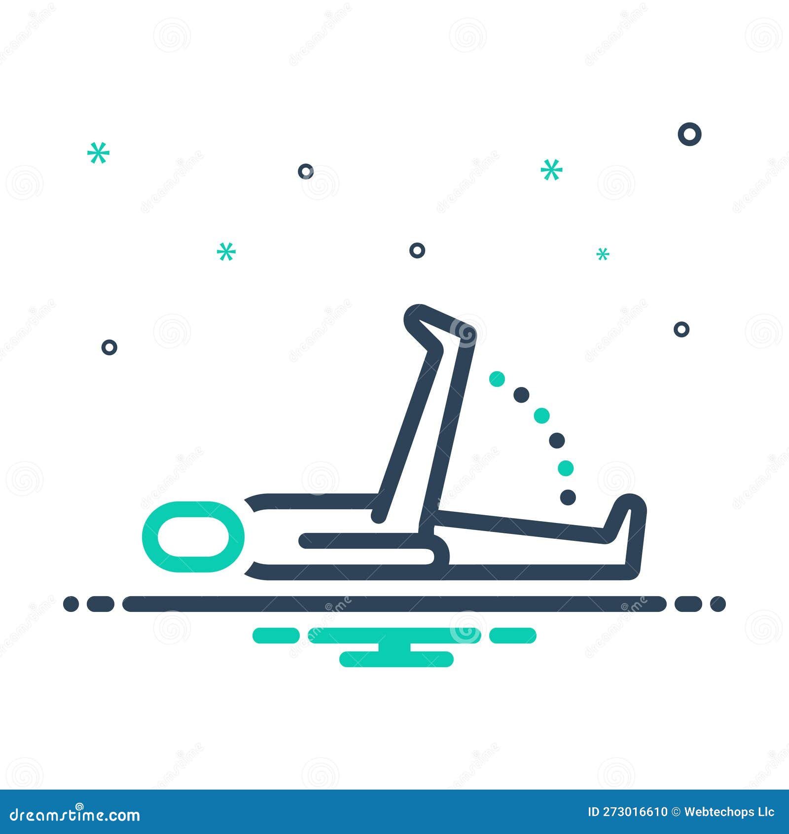 Mix Icon for Movements, Motion and Fitness Stock Vector - Illustration ...