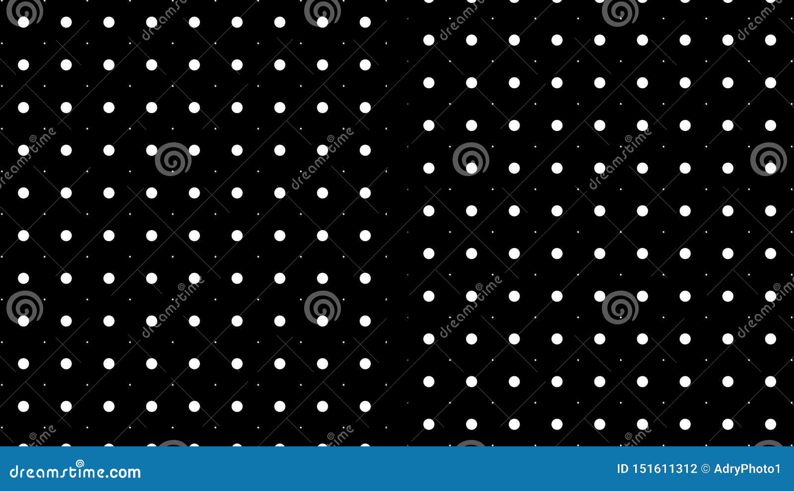 Two Identical Graphic Patterns Black and White with Geometric Figures ...