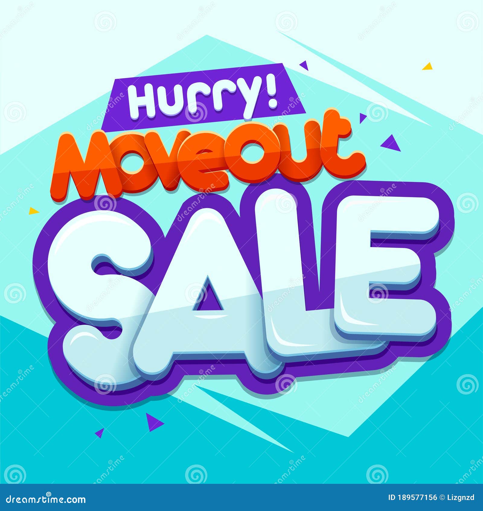 Moveout Sale Banner. Sale and Discounts. Vector Illustration Stock ...