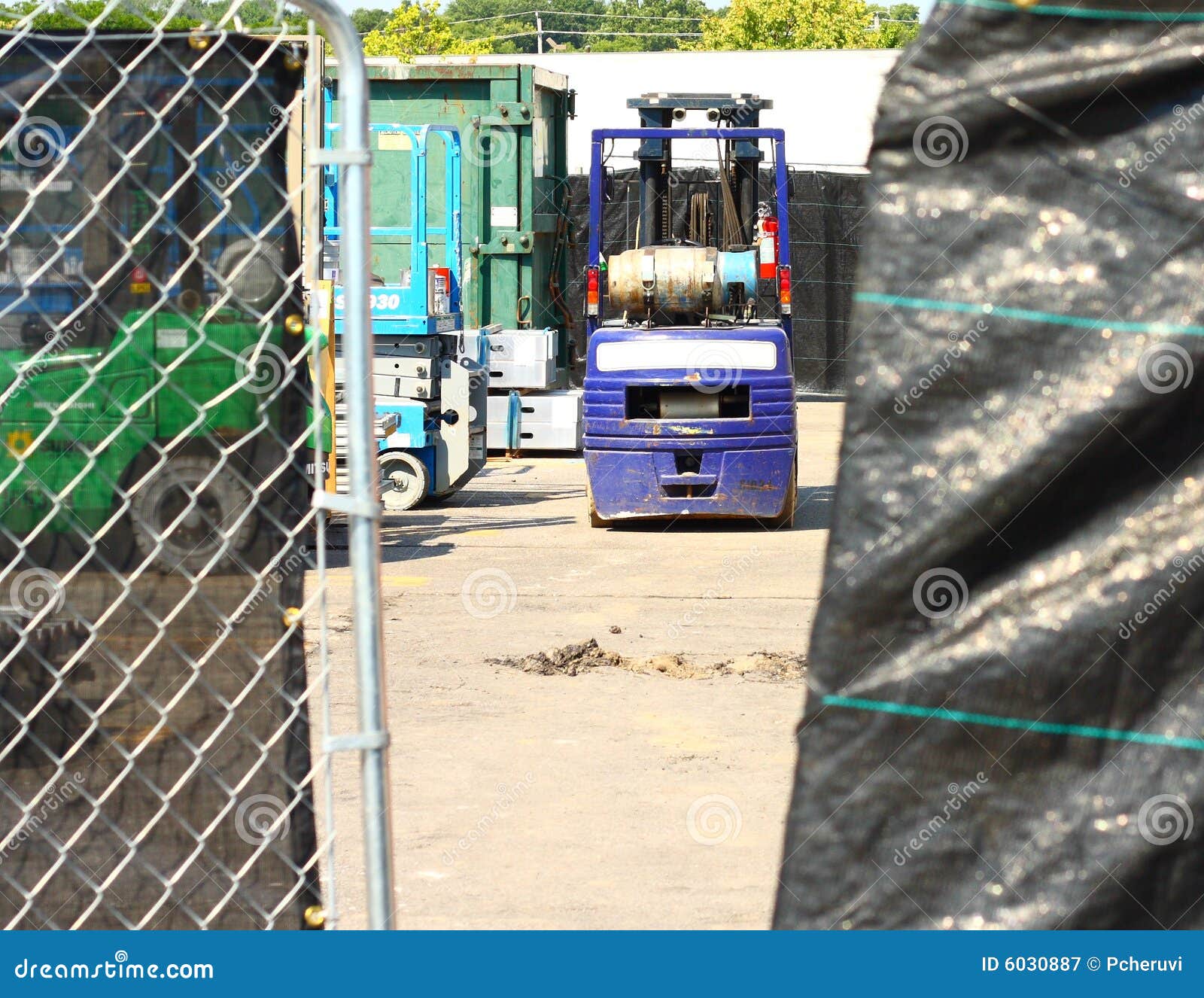 Mover Behind Gate Picture. Image: 6030887