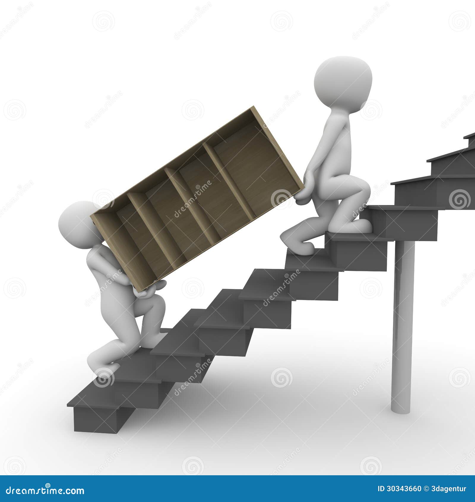 Movers stock illustration. Illustration of carry, packaging - 30343660