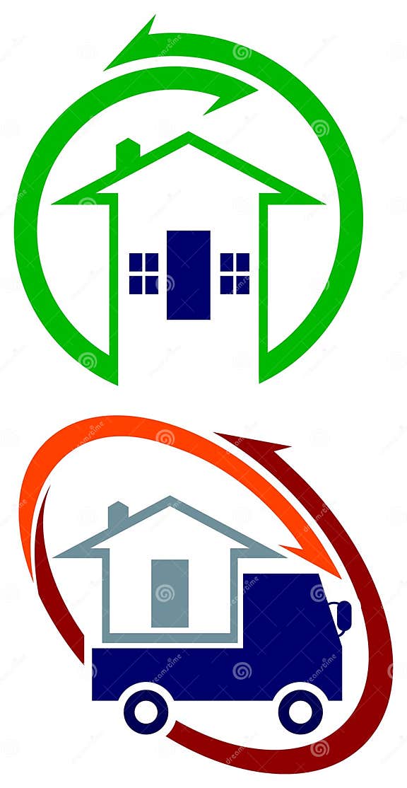 Movers logo designs set stock vector. Illustration of organization ...