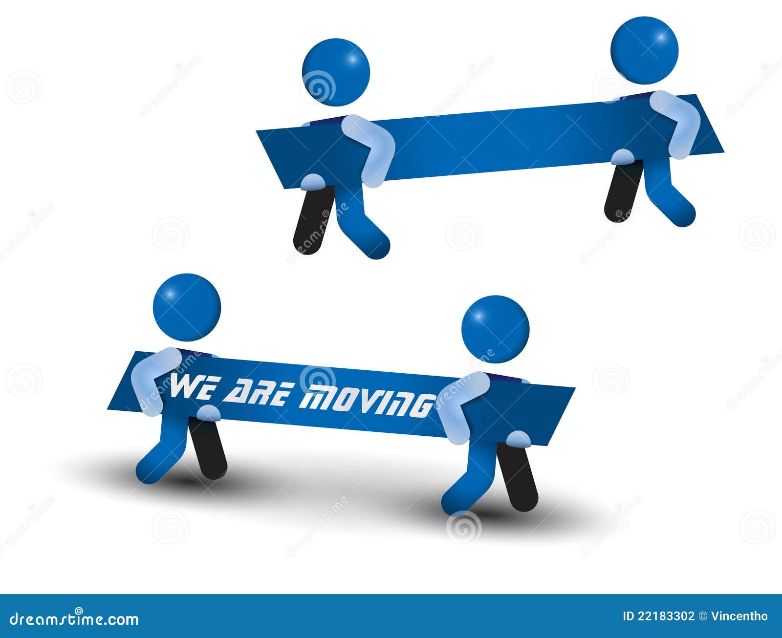 SEO Moving And Shifting The Goalposts Cartoon Illustration Royalty-Free ...