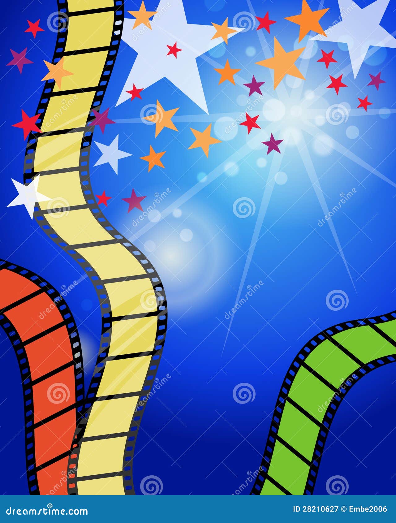 Movie Background stock vector. Illustration of artistic - 28210627