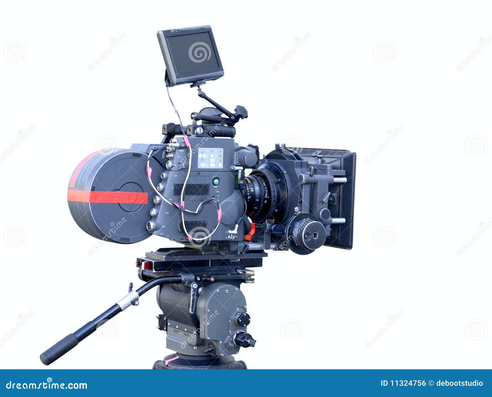 Movie cinema camera stock photo. Image of professional - 11324756