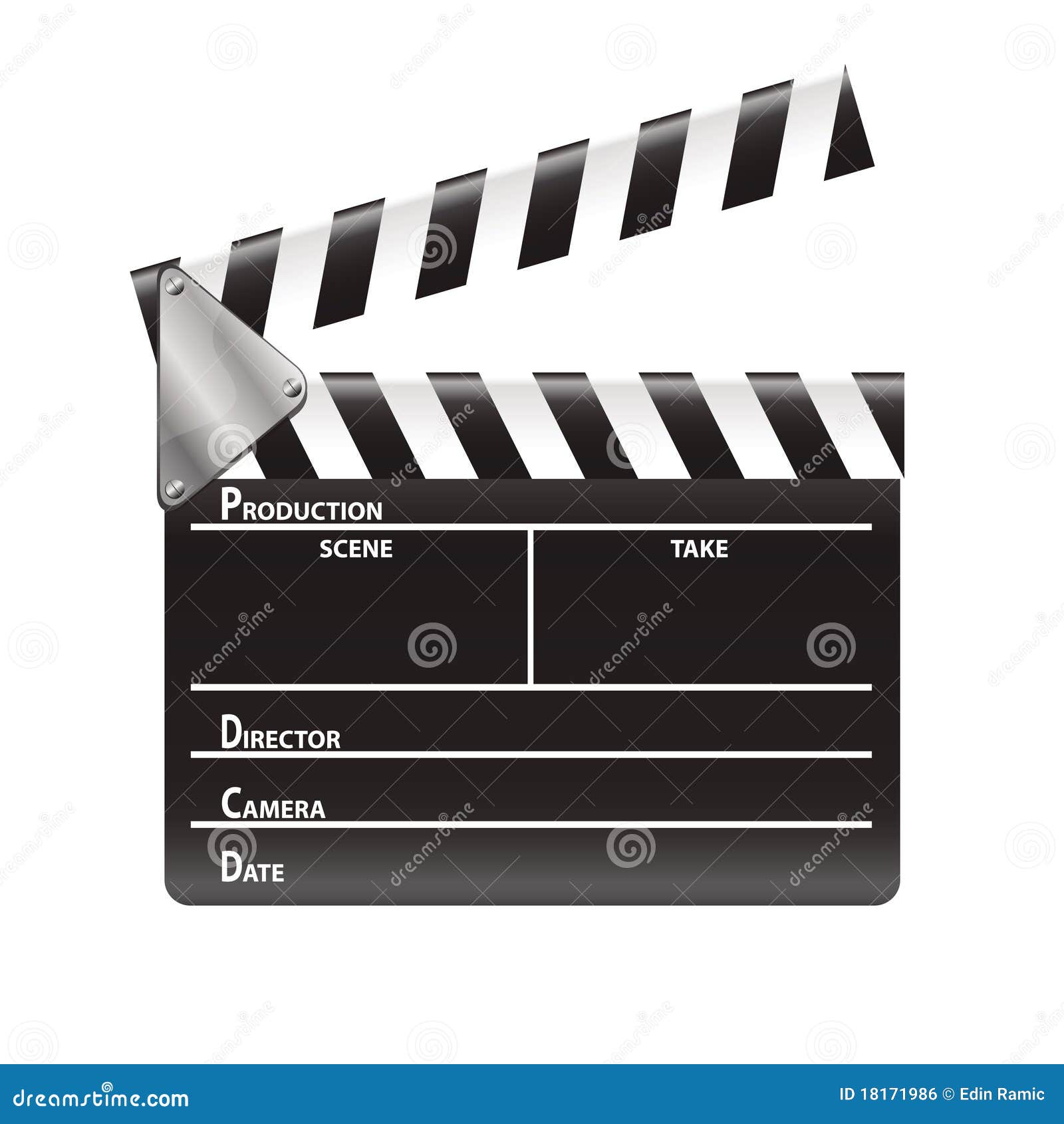 Movie Clap Cartoon Vector | CartoonDealer.com #13720235