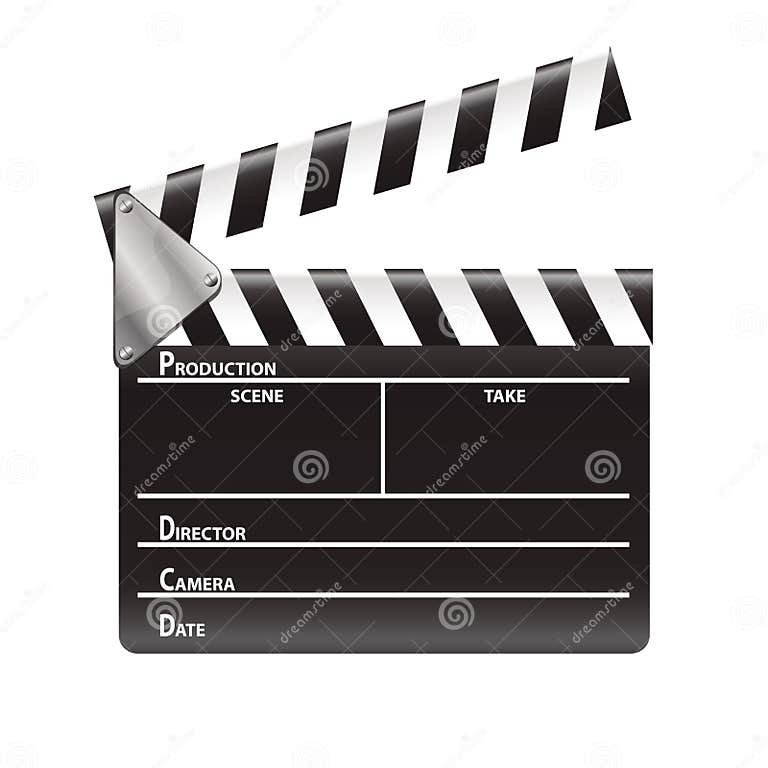 Movie clap stock vector. Illustration of clap, scene - 18171986
