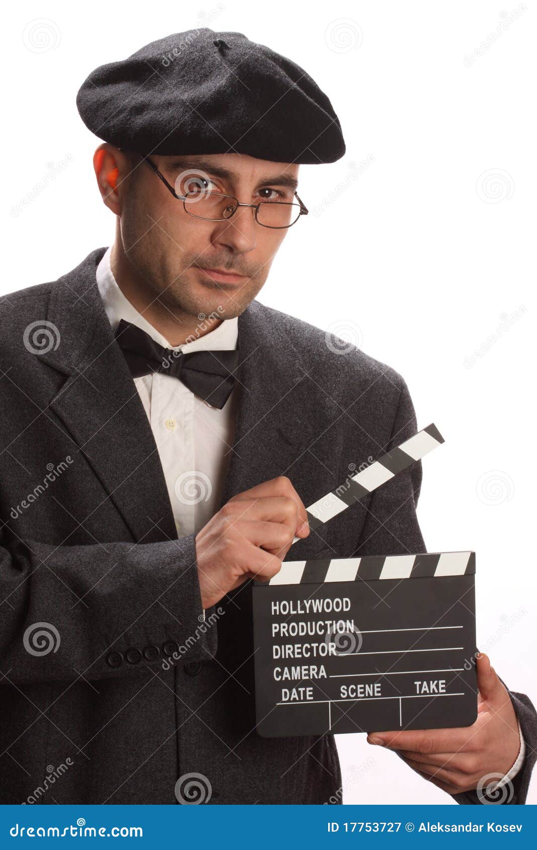 Movie clapboard stock image. Image of clapboard, cameraman - 17753727