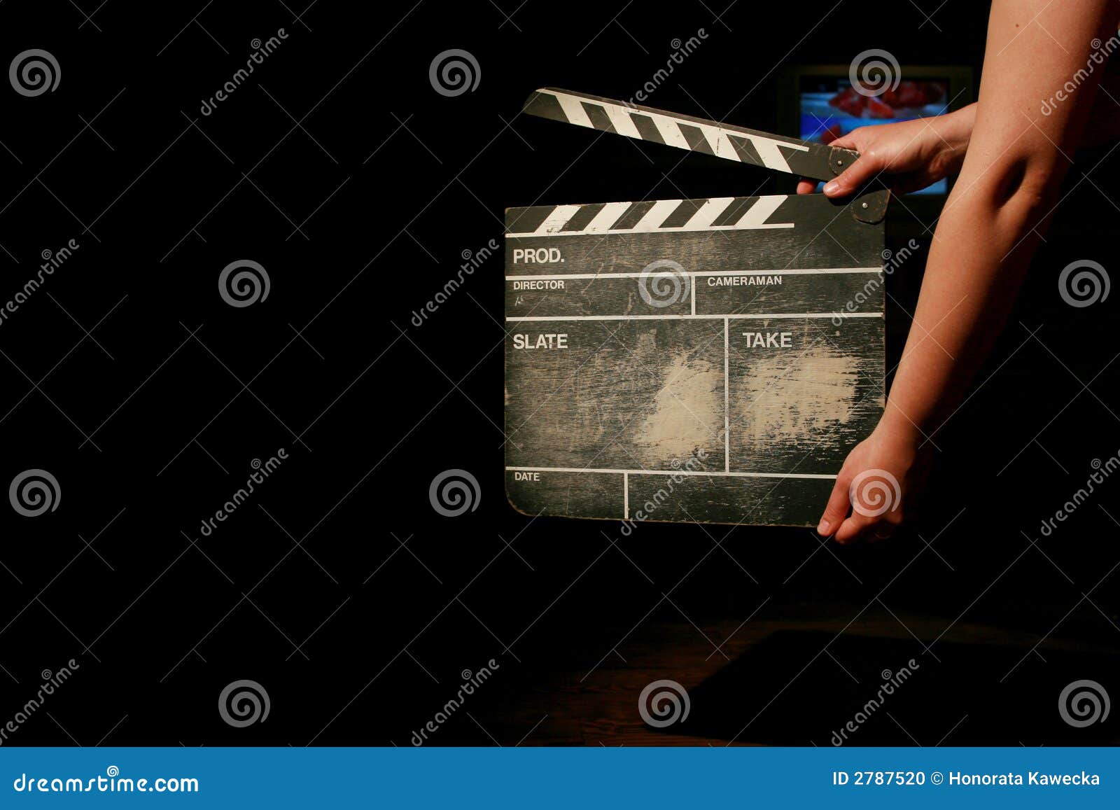 Movie clapper stock photo. Image of motion, hollywood - 2787520
