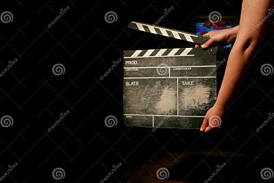 Movie clapper stock photo. Image of motion, hollywood - 2787520