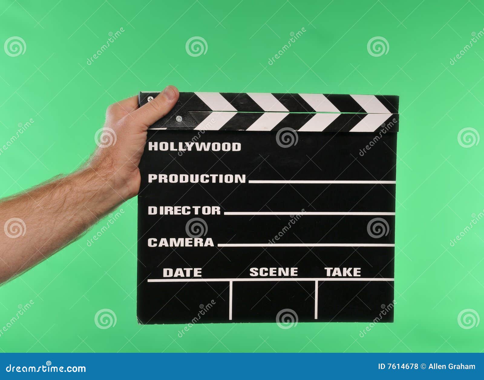 Movie Clapper stock photo. Image of blackboard, cinematography - 7614678