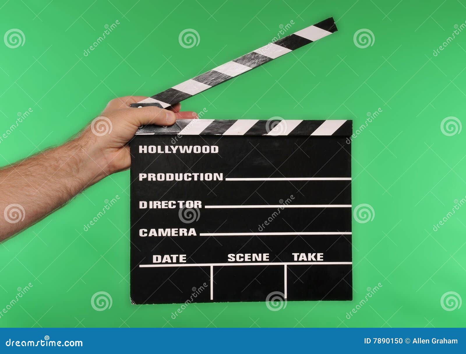 Movie Clapper stock photo. Image of retro, screen, greenscreen - 7890150