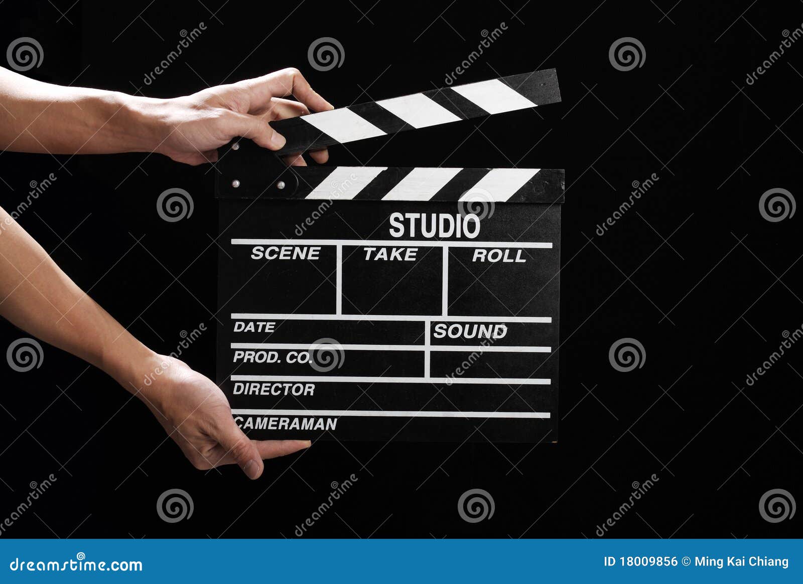 Movie clapper board stock photo. Image of action, hollywood - 18009856