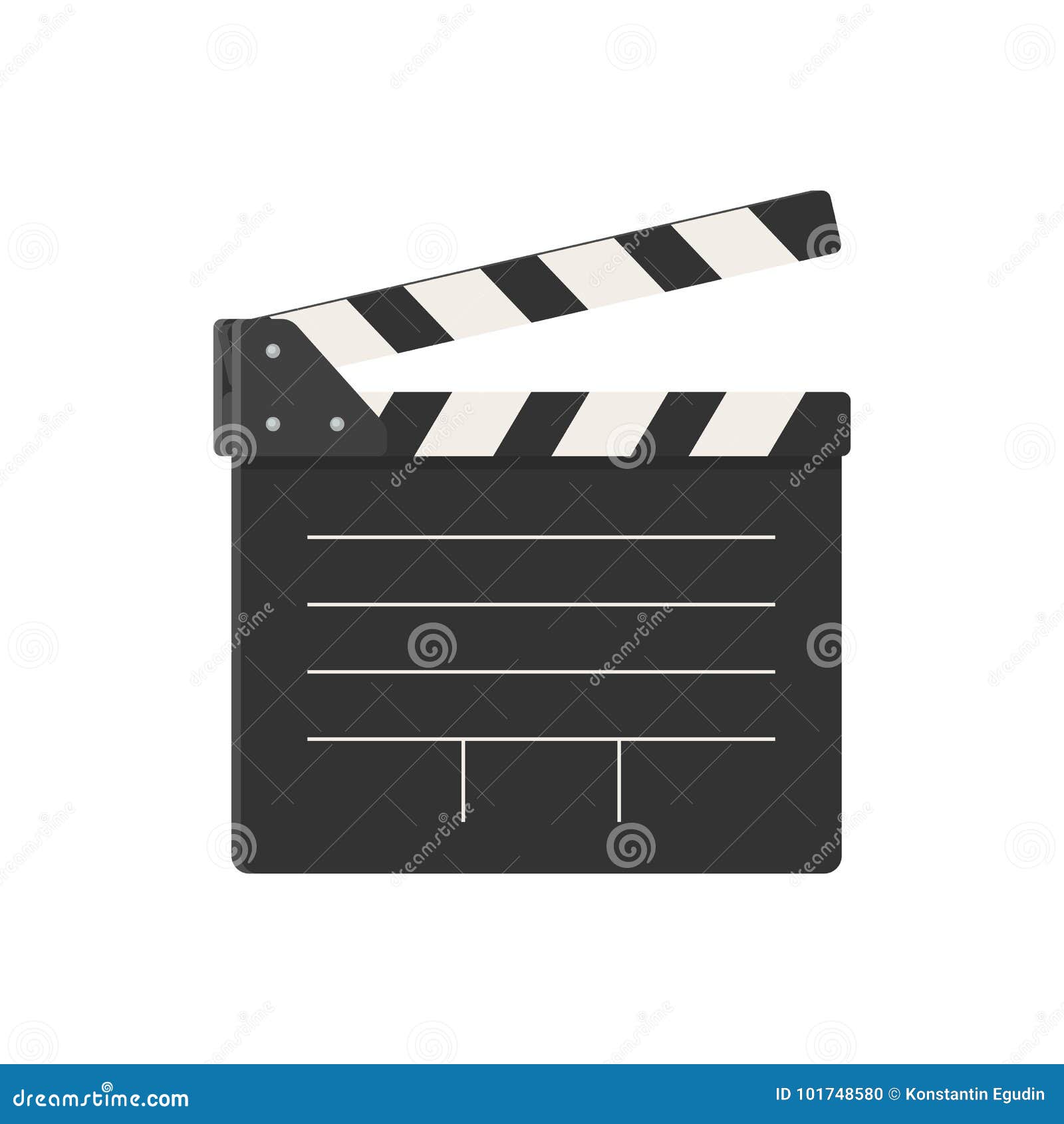 Movie Clapperboard Vector Symbols | CartoonDealer.com #3082741