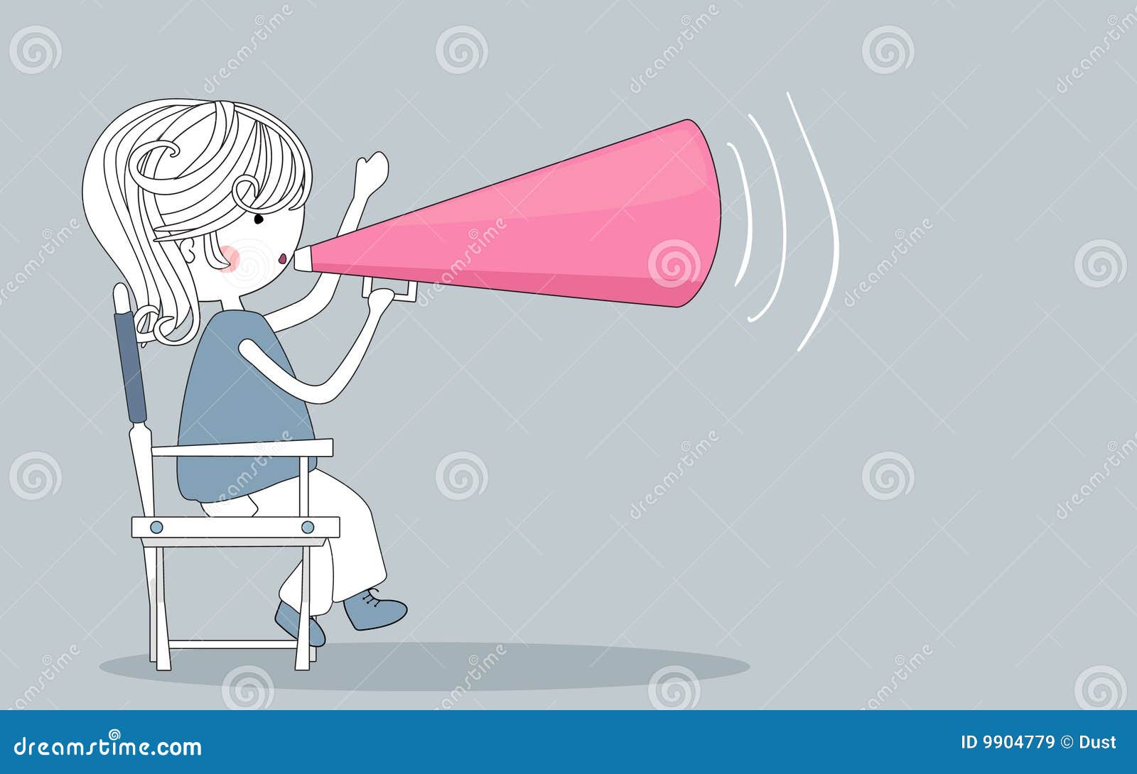 Movie director stock vector. Illustration of vintage, retro - 9904779