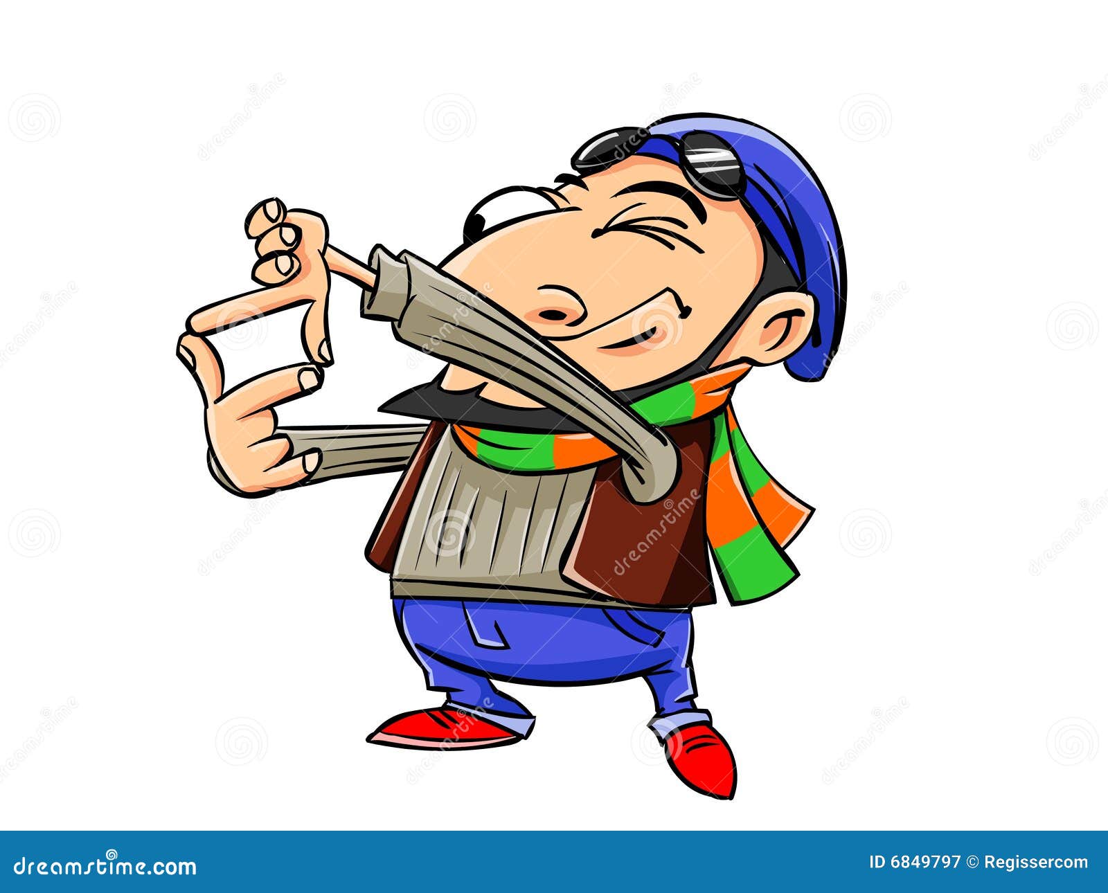 Stage Director Cartoon