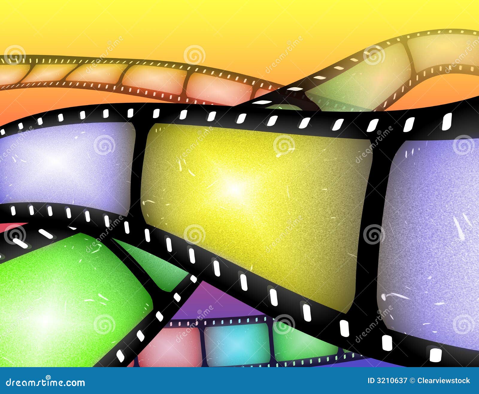 Movie Film or Frame Abstract Stock Vector - Illustration of cinema ...
