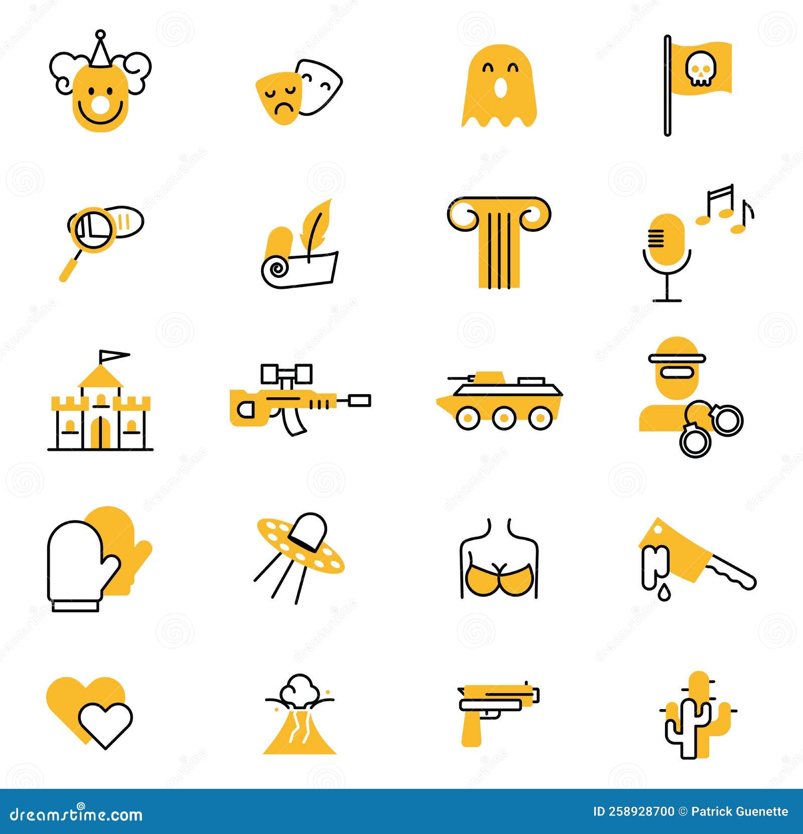 Movie Genre Thriller Cinema Vector Icon Of Saw Blood | CartoonDealer ...