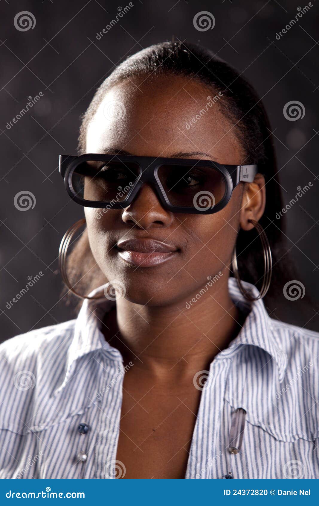 Movie-goer stock photo. Image of adult, african, woman - 24372820