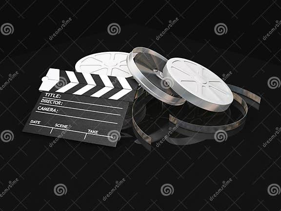 Movie items stock illustration. Illustration of concept - 1197059