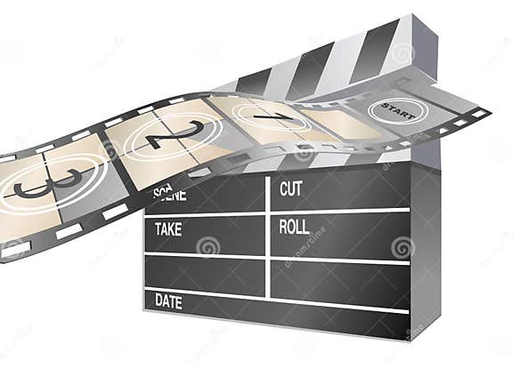 Movie items stock vector. Illustration of hollywood, cinematography ...