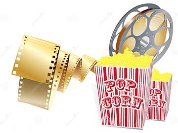 Movie items stock vector. Illustration of 35mm, industry - 5220511