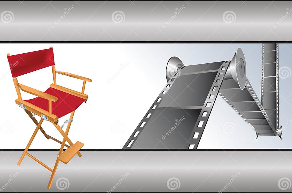 Movie items stock vector. Illustration of movie, footage - 5220728