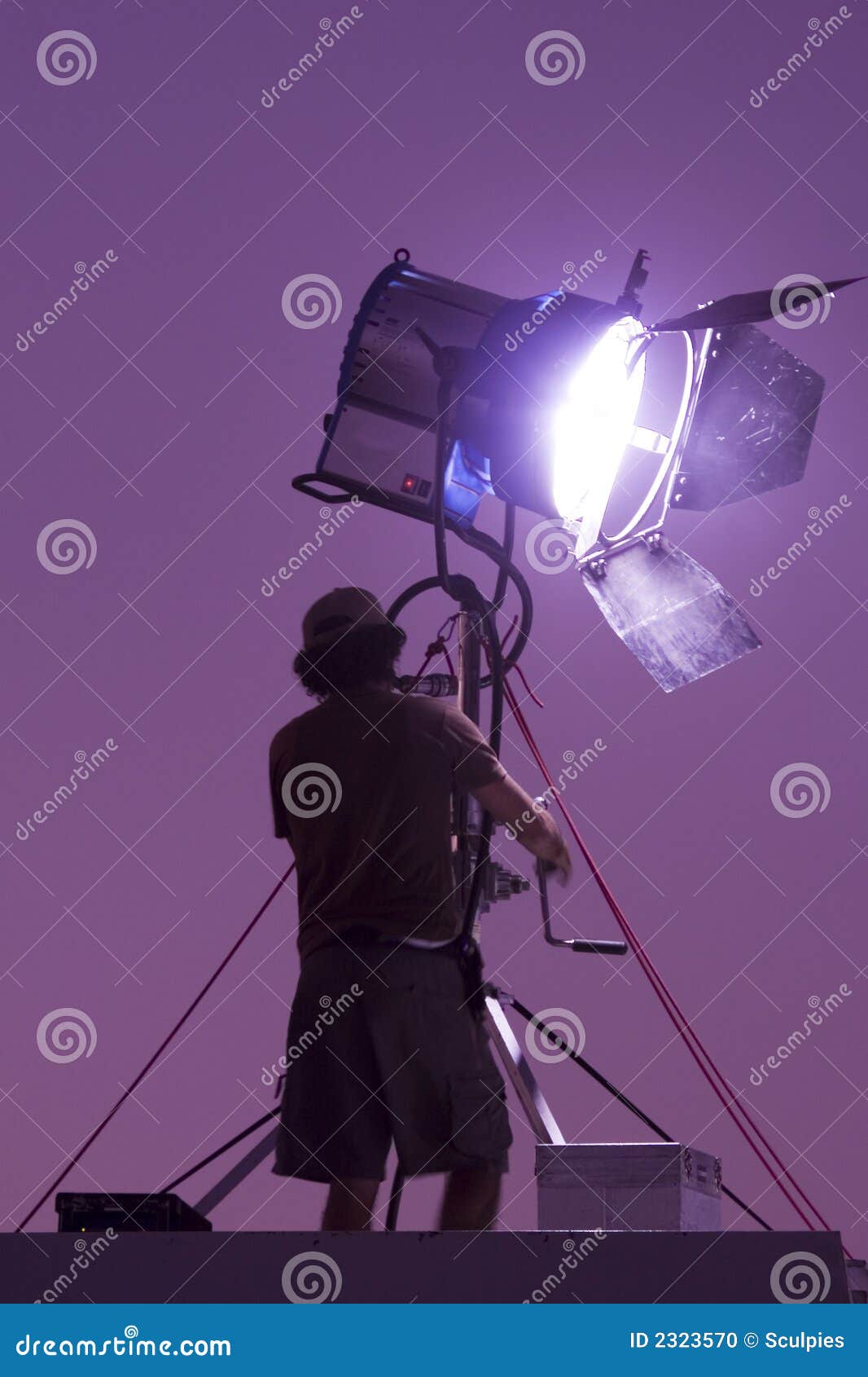 Movie light stock photo. Image of light, lighting, gaffer - 2323570