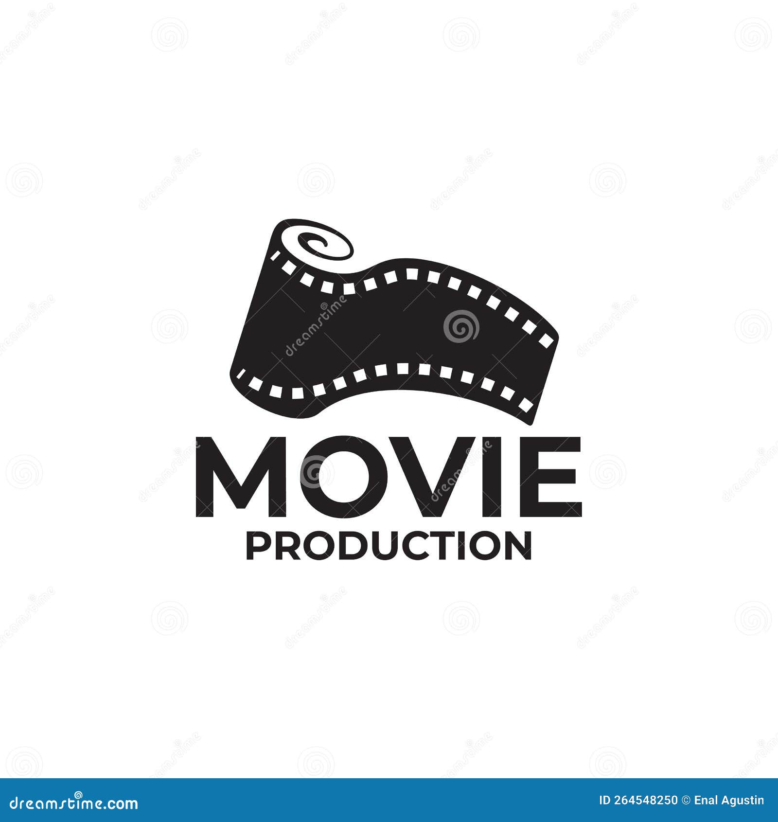 Movie Maker Production Studio Logo Design Stock Vector - Illustration ...