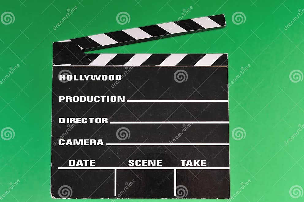 Movie marker clapper board stock photo. Image of movie - 10493890