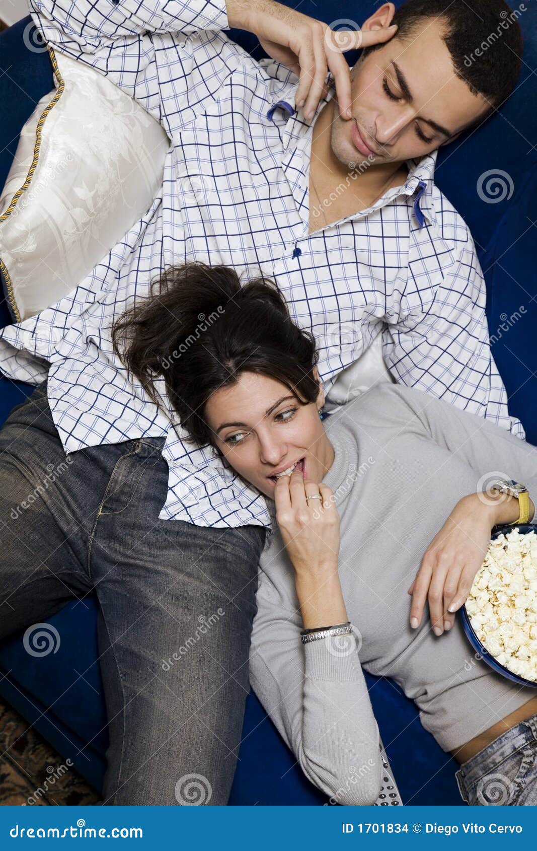 Movie night stock photo. Image of couple, flirting, love - 1701834