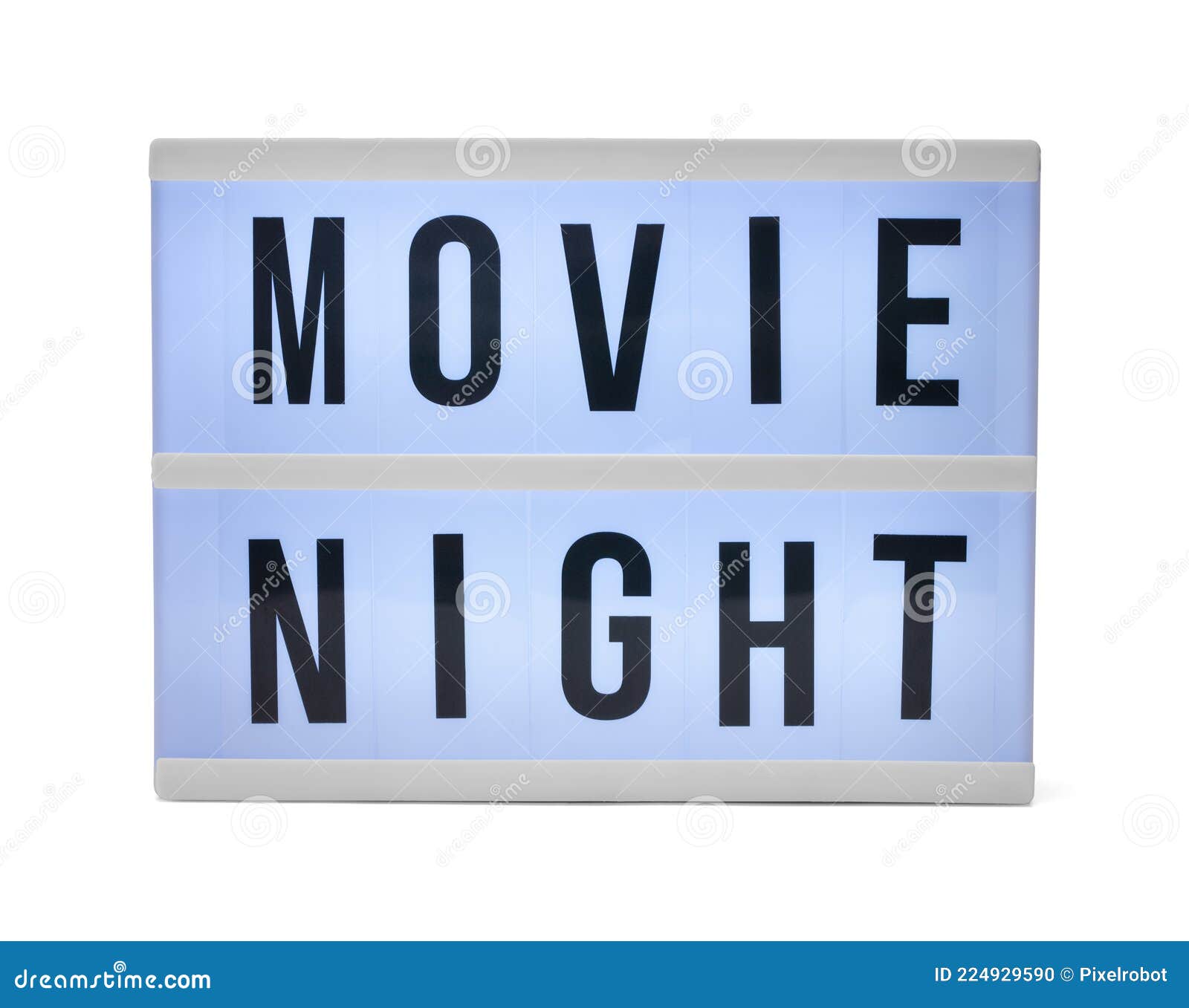 Movie Night Sign stock photo. Image of sign, office - 224929590