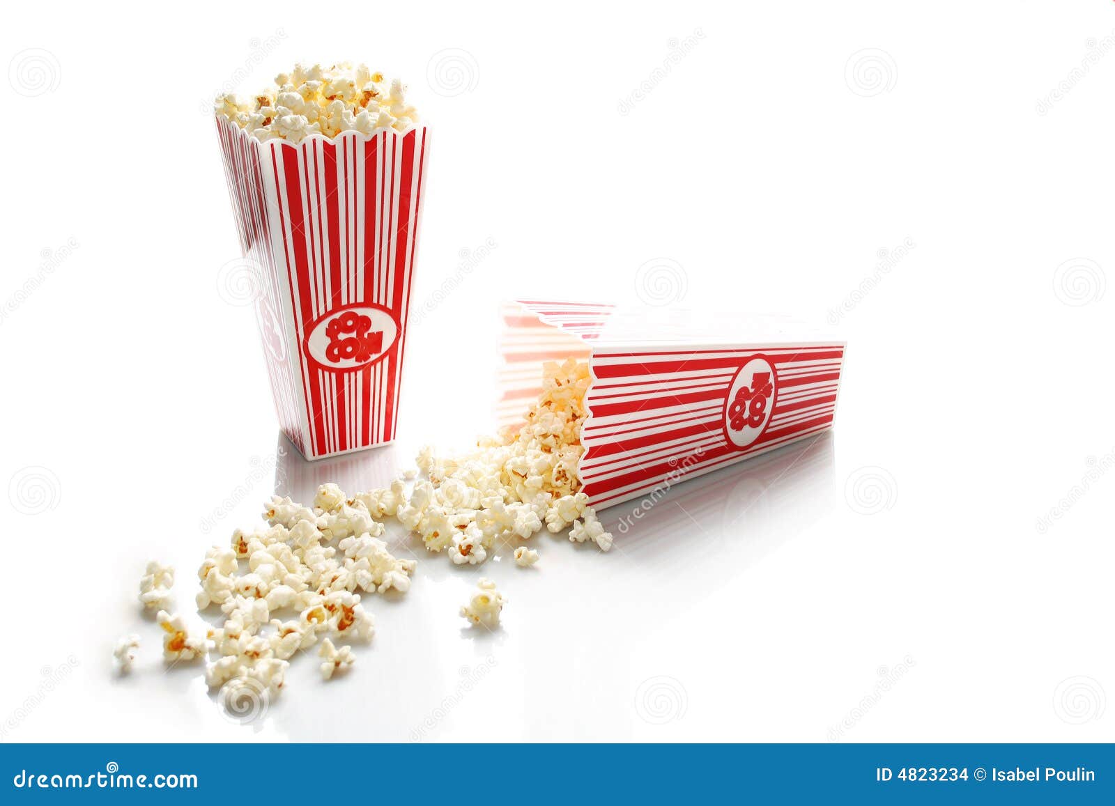 Movie Popcorn stock photo. Image of small, kernels, butter - 4823234