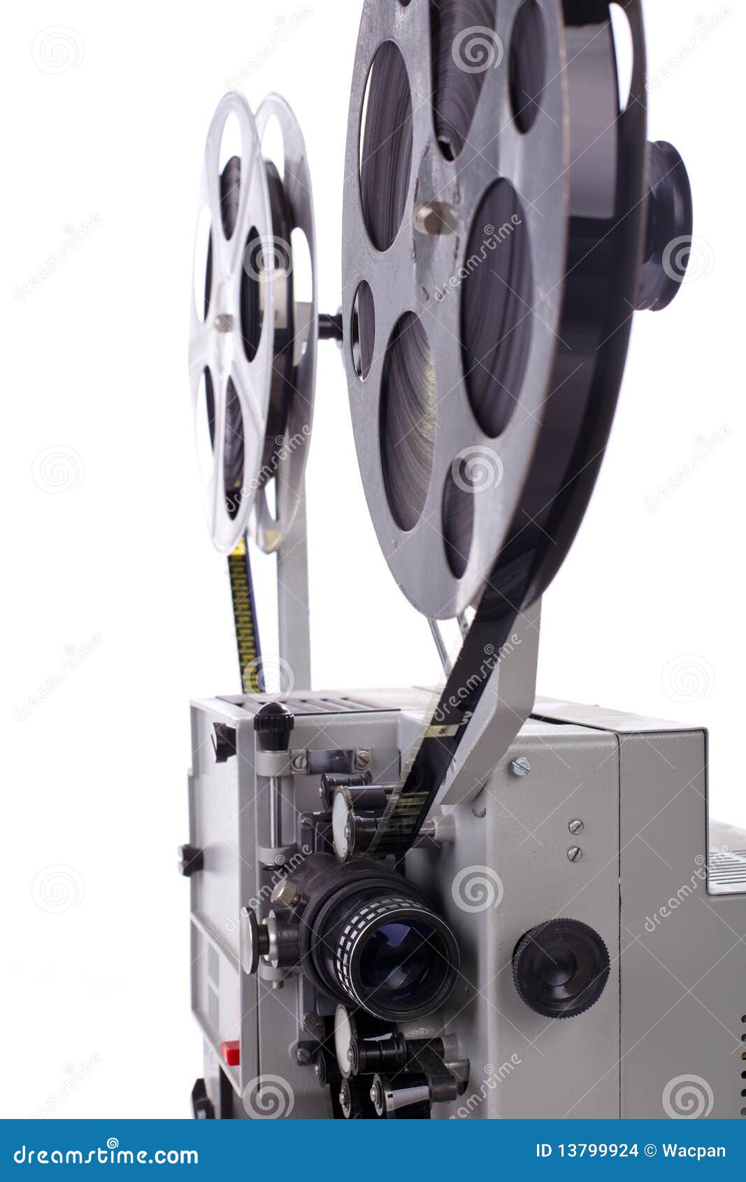 Movie projector stock photo. Image of 1980, industry - 13799924